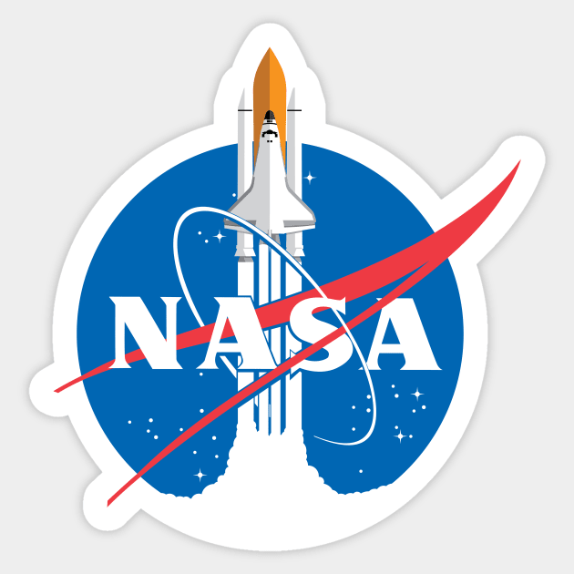 Nasa Space Shuttle - Nasa - Sticker | TeePublic